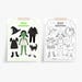 Printable Paper Doll | Halloween Wicked Witch With Coloring Page for ...