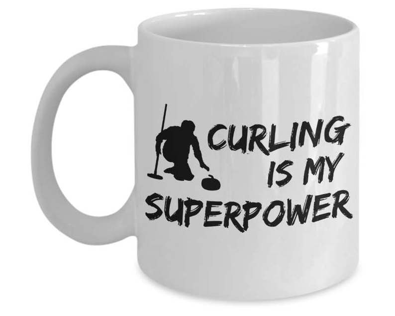 Curling Sport White Ceramic Mug is Perfect Winter Sports Gift. - Etsy