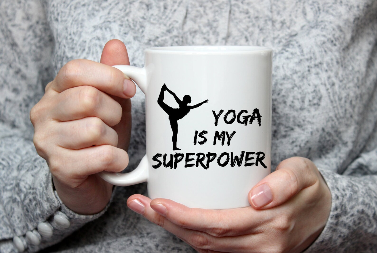 Funny Yoga Mug This Superpower Mug is Perfect Yoga Gift Give - Etsy