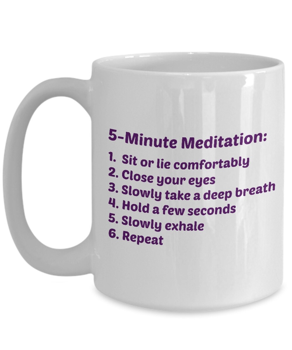 Positive Mug Healing Meditation Mug A Positive Affirmation - Etsy