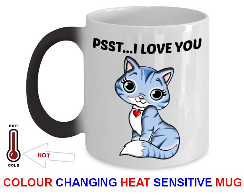Cat Lover Color Changing Mug is 1 Cat Coffee Mug for Cat - Etsy
