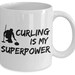 Curling Sport White Ceramic Mug is Perfect Winter Sports Gift. - Etsy
