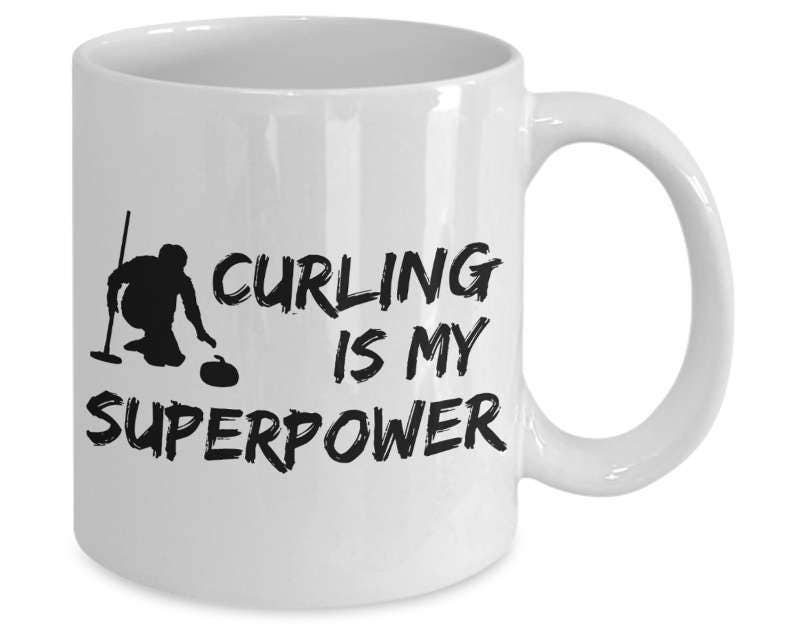 Curling Sport White Ceramic Mug is Perfect Winter Sports Gift. - Etsy