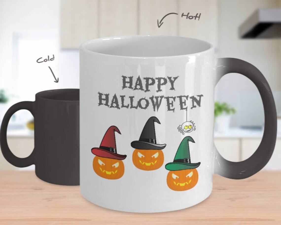 Trick or Treat Happy Halloween Gift Color Changing Mug is 1 Halloween ...