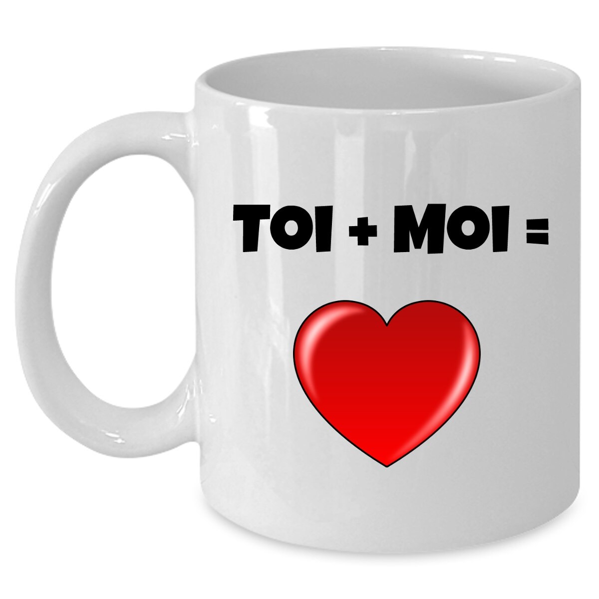 Toi et moi café Toi et anillo de moi Moi et toi Tasse | Etsy España