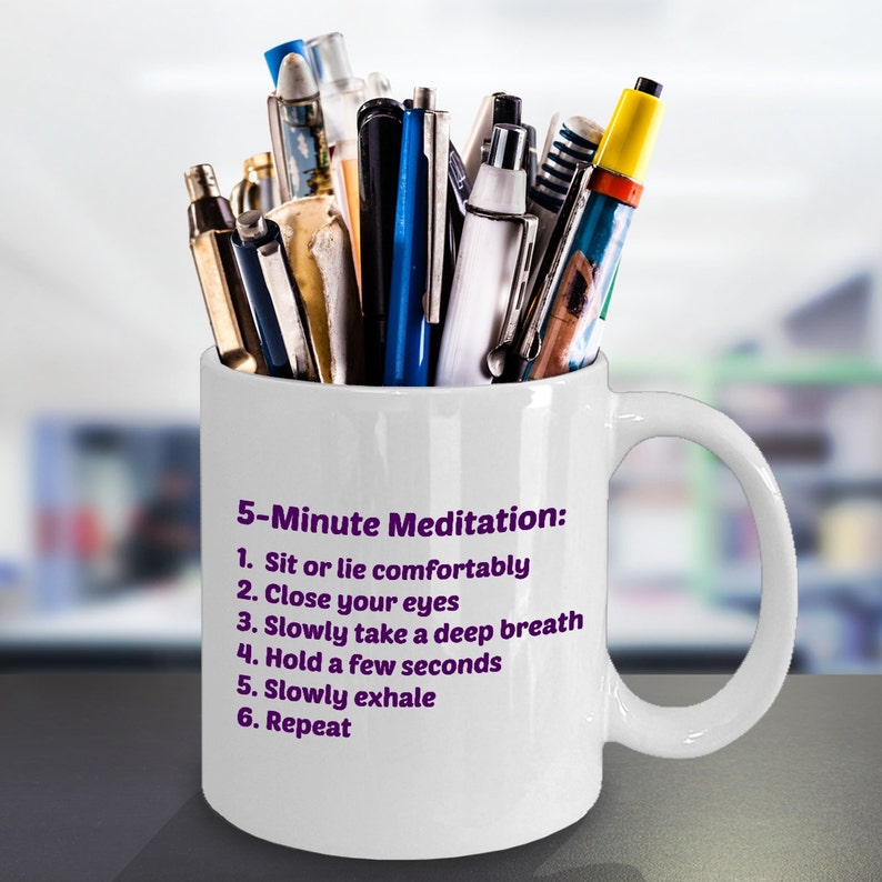 Positive Mug Healing Meditation Mug A Positive Affirmation - Etsy