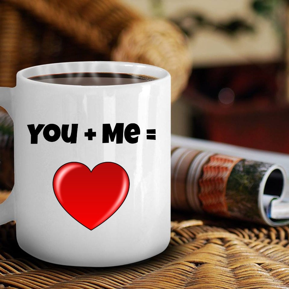 U Plus Me, u voltooit Me, u en mij voor eeuwig, mok van jou en mij Is ...