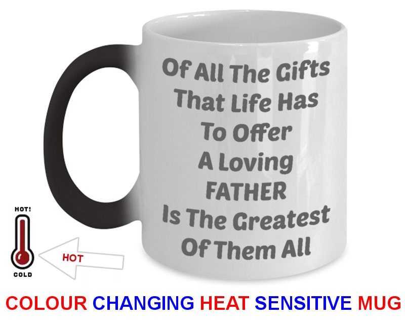 Color Changing Mug Dad Gift Magic Mug as Father's Day Gift - Etsy