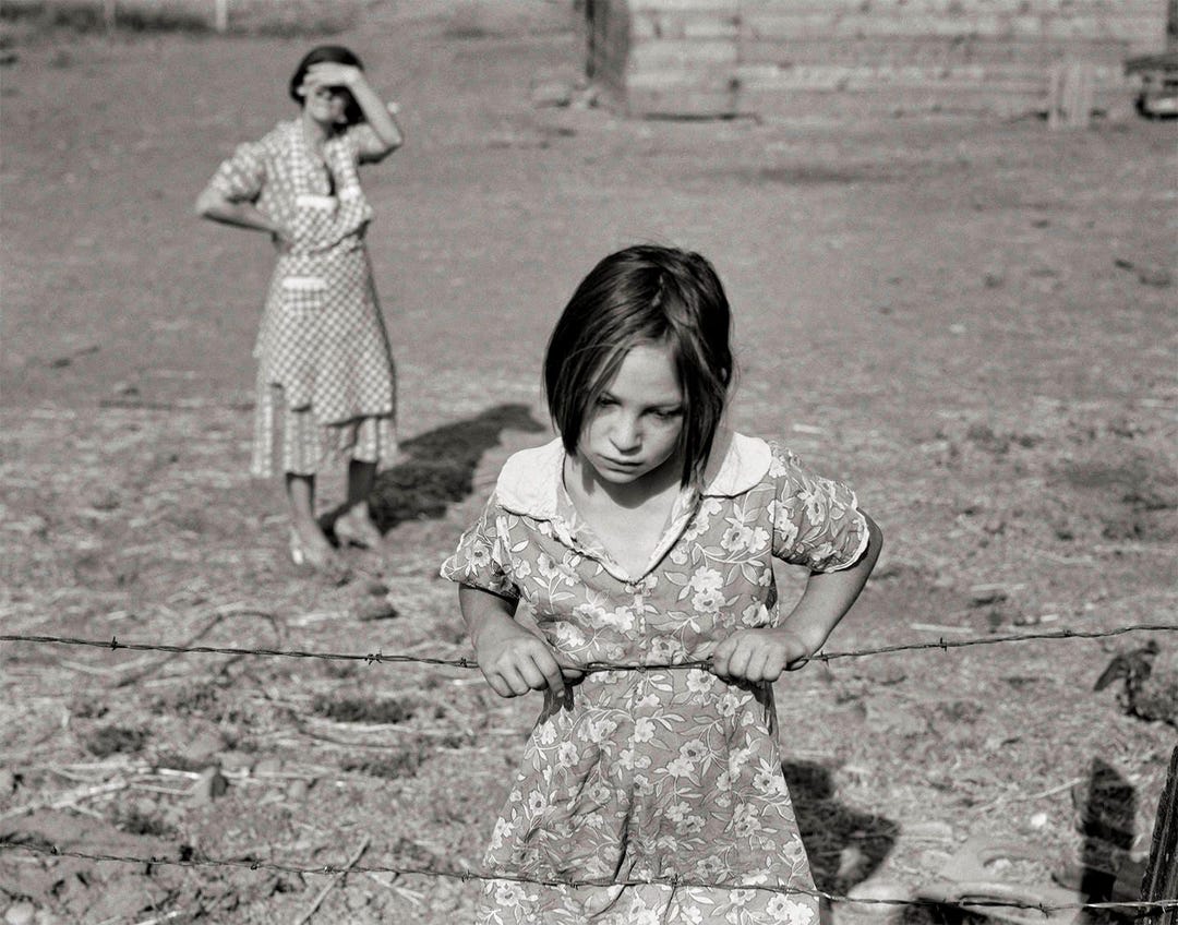 Dorthea Lange 'dust Bowl' Photo Print, Great Depression Era Portrait - Etsy