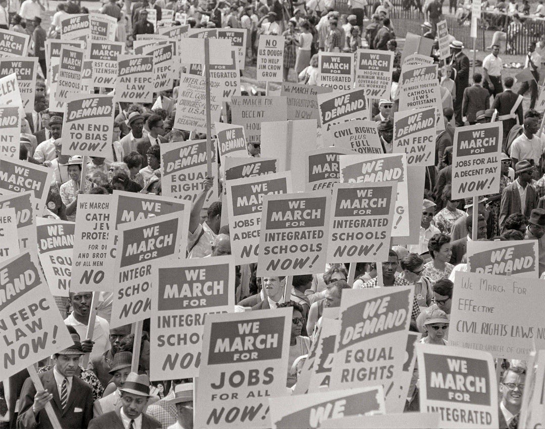 March on Washington DC, 1963, Protest, Martin Luther King, Equal Rights ...