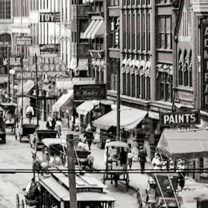 Cincinnati Main Street Photo: Fountain Square, 1910 Vintage Print - Etsy