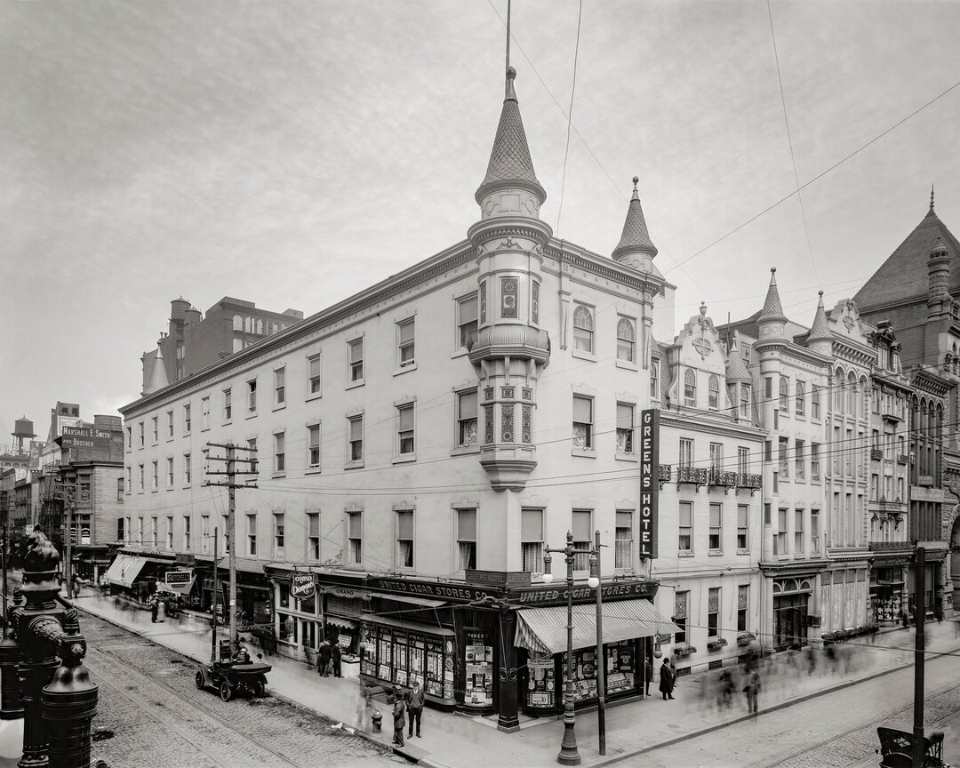 Old Philadelphia PA Photo Green's Hotel Circa 1910 - Etsy