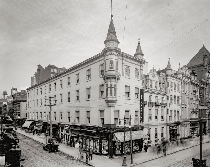 Old Philadelphia PA Photo Green's Hotel Circa 1910 - Etsy