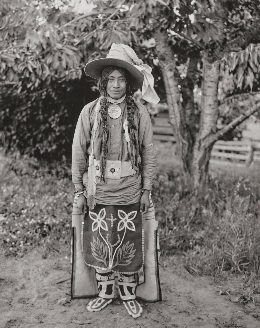 Indigenous American From A Plateau Tribe, Washington, 1910 Photo - Etsy