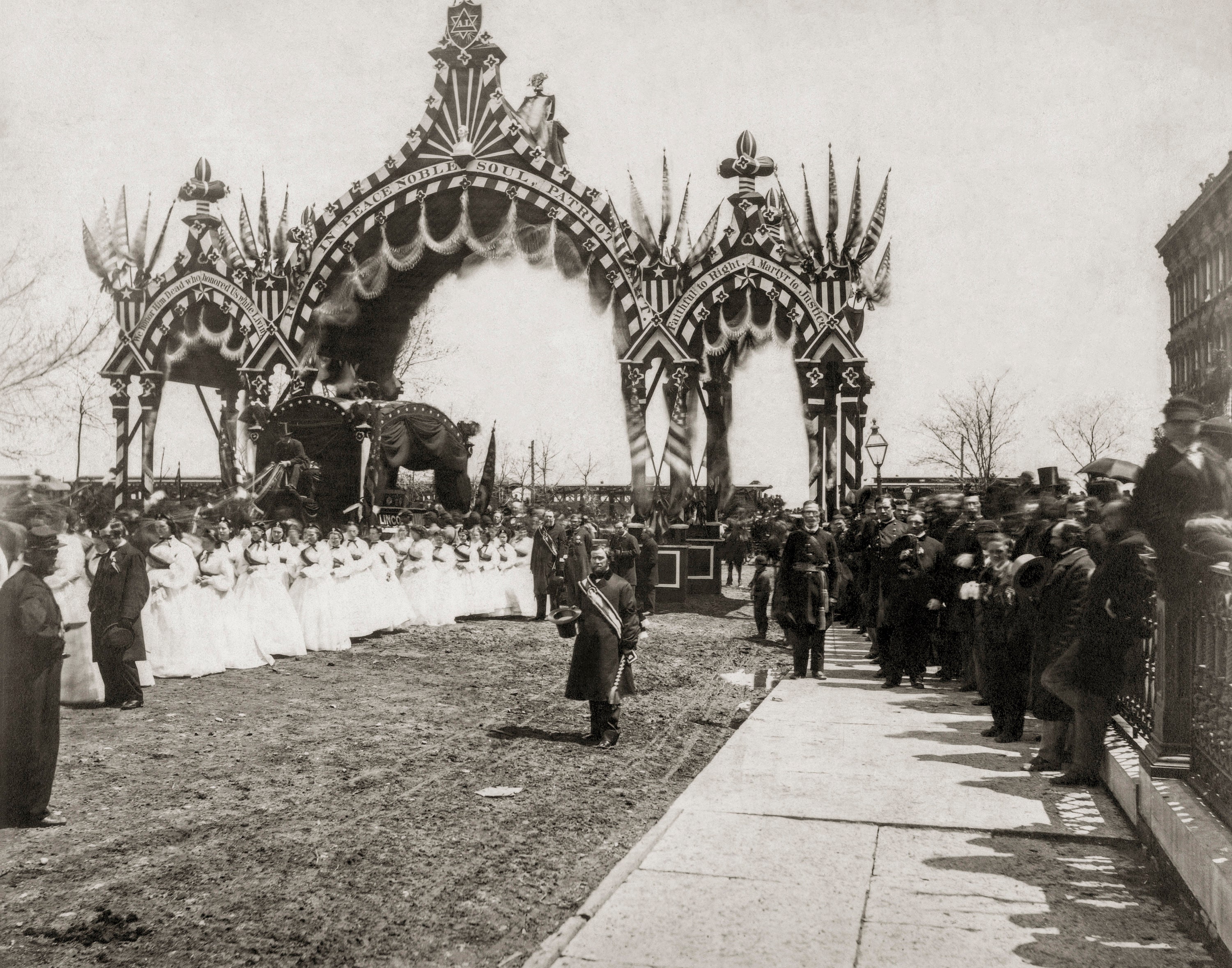 President Abraham Lincoln's Funeral Procession Photo | Etsy