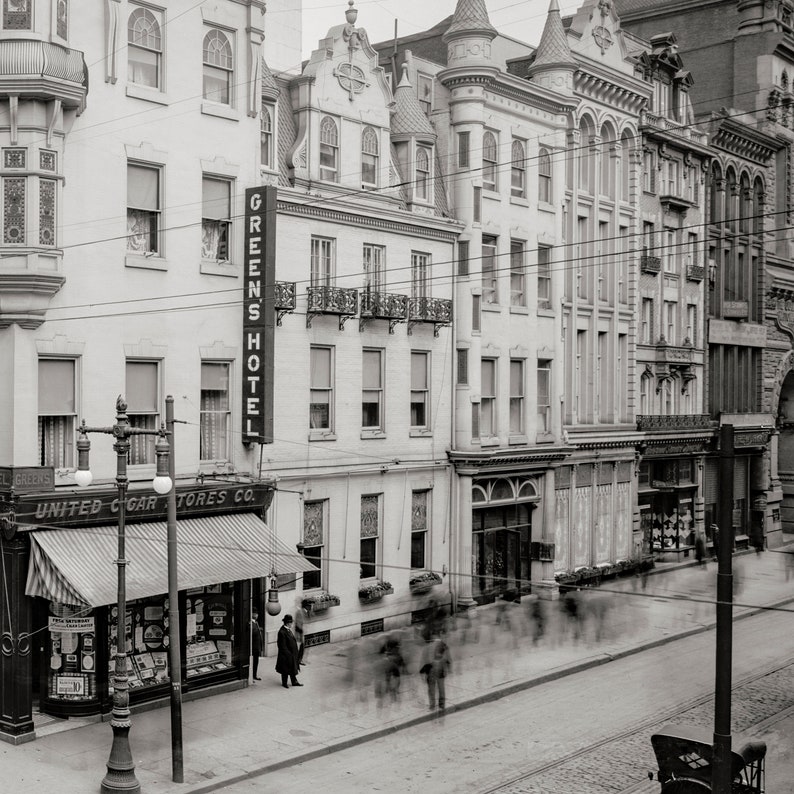 Old Philadelphia PA Photo Green's Hotel Circa 1910 - Etsy