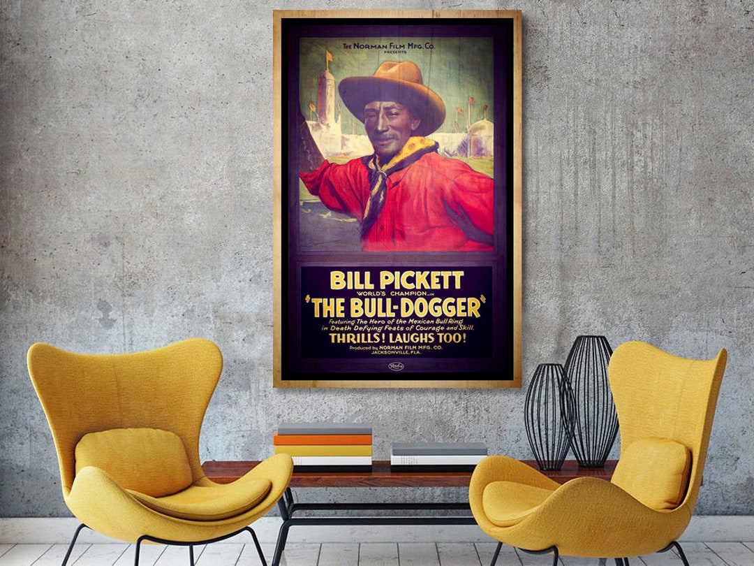 African American Art, Bill Pickett Cowboy, African American Poster ...