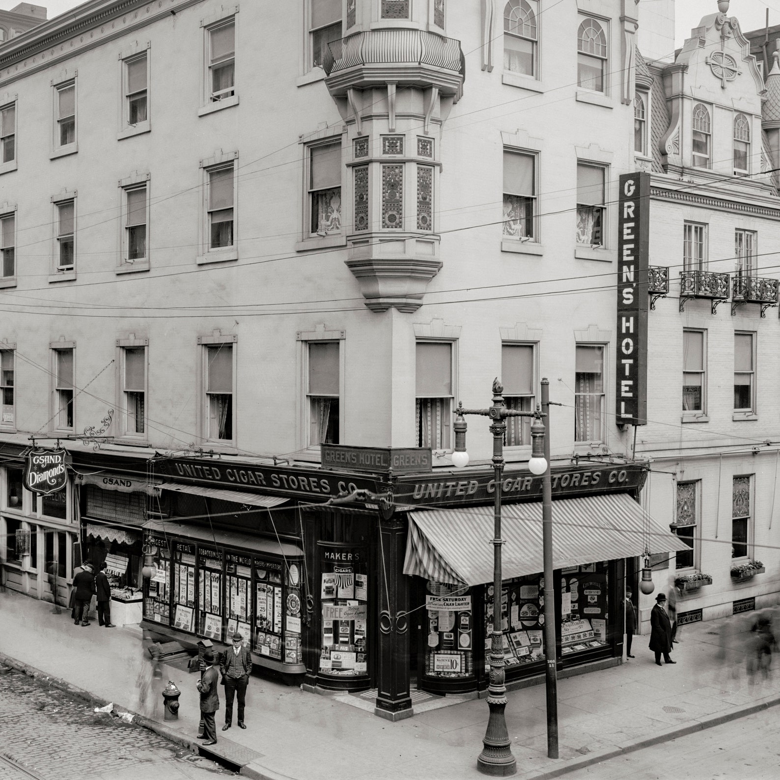Old Philadelphia PA Photo Green's Hotel Circa 1910 - Etsy