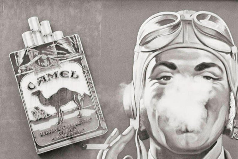 Times Square Print, 1940s NYC, Vintage Hotel Claridge, Camel Cigarette ...