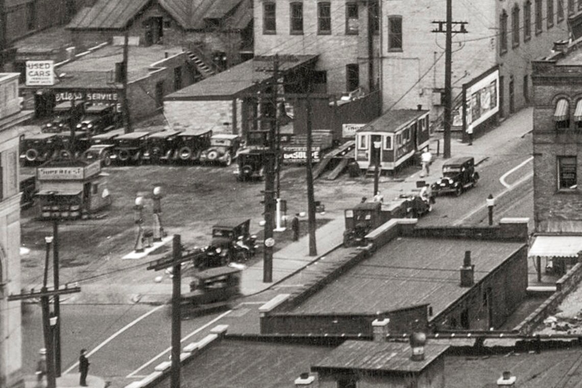 Old Detroit Skyline Photo Detroit Michigan and Detroit River - Etsy