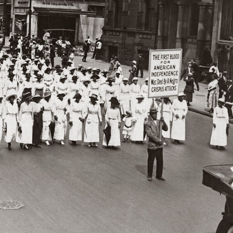 African American Protest Photo 1917 Silent Protest Parade | Etsy