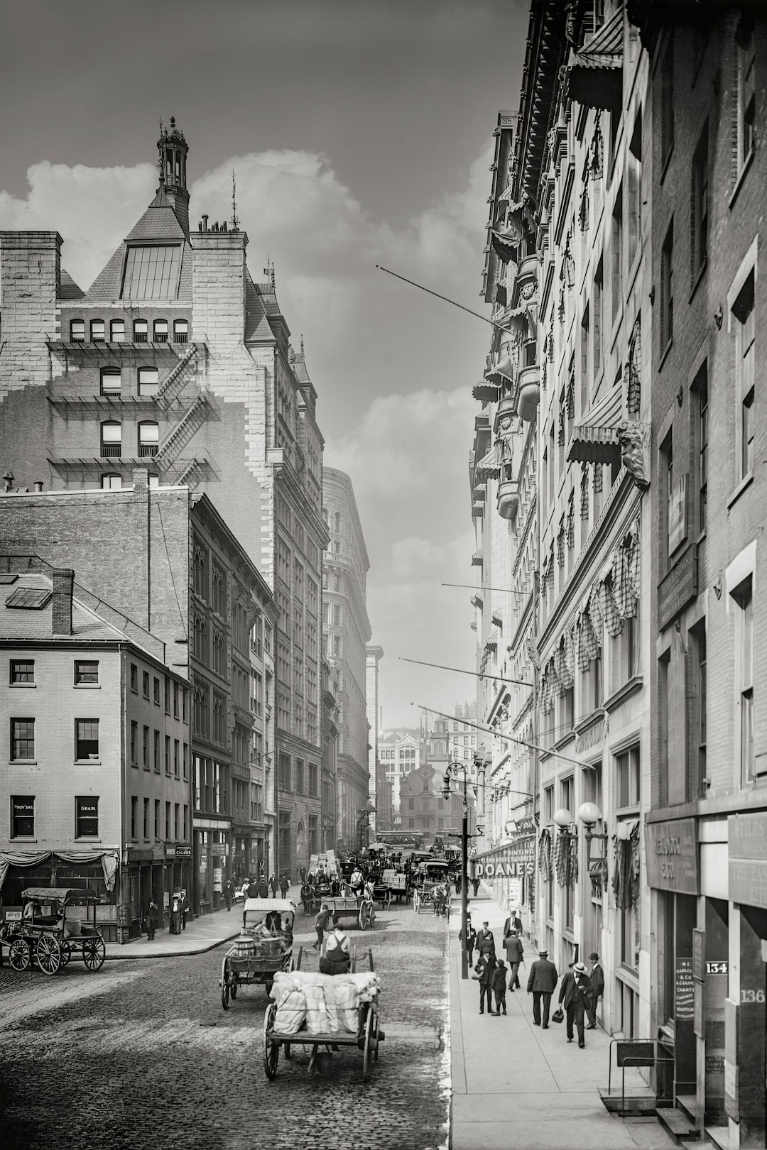 Old Boston Photo 1905 Corner of State and Broad Street - Etsy