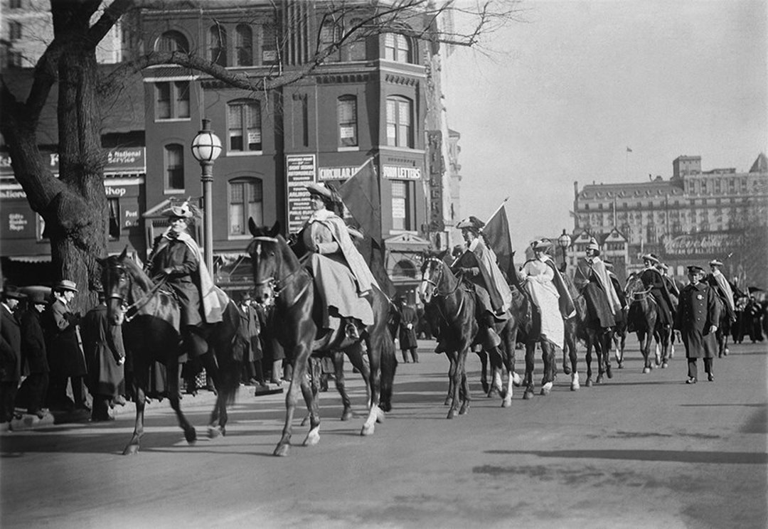 Suffragettes Protest on Horseback Photo, DC, Women's March, Resist ...