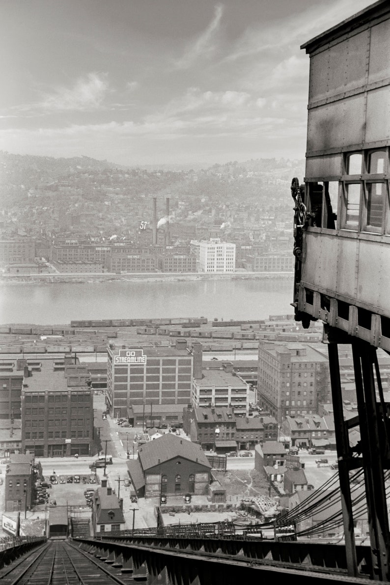 Pittsburgh Pennsylvania Mill District 1940 Old Pittsburgh - Etsy