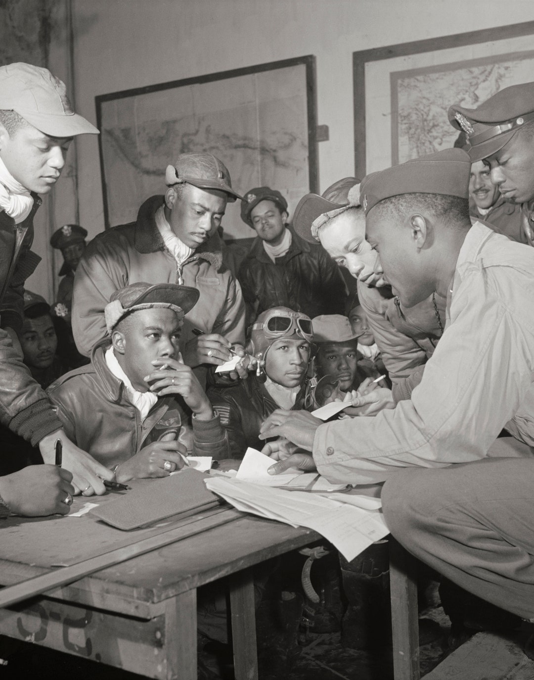 African American Art, Tuskegee Airmen, Black History, WWII Portrait of ...