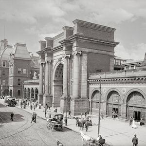 Boston, Union Station North Photo, 1905, Boston Massachusetts ...