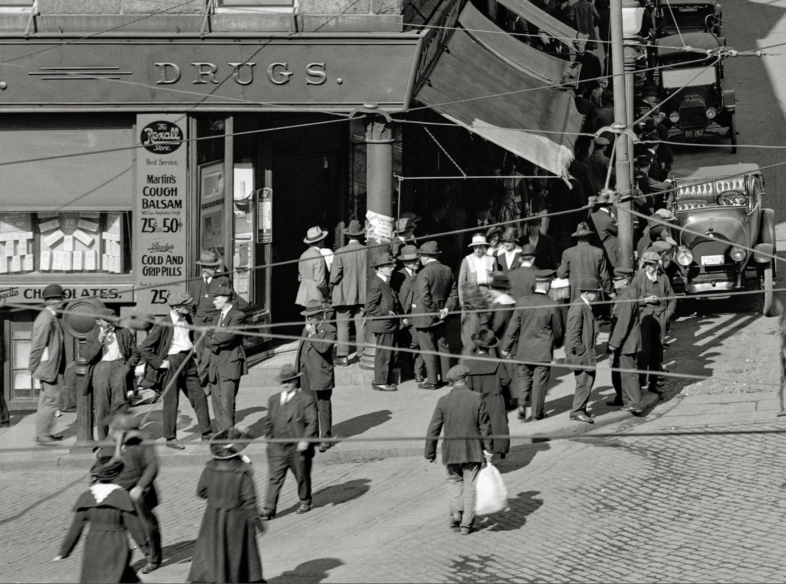 Fall River MA Print: 1920s Main Street Historical Photo - Etsy