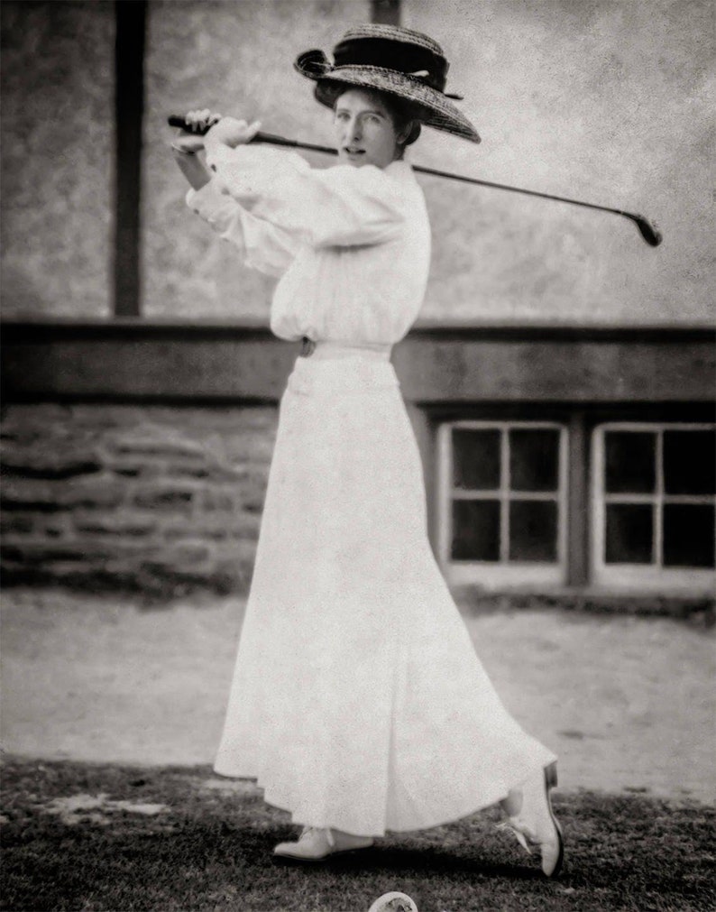 Katharine Harley Golf Photo: 1908 US Champion, Women's Sports Decor - Etsy