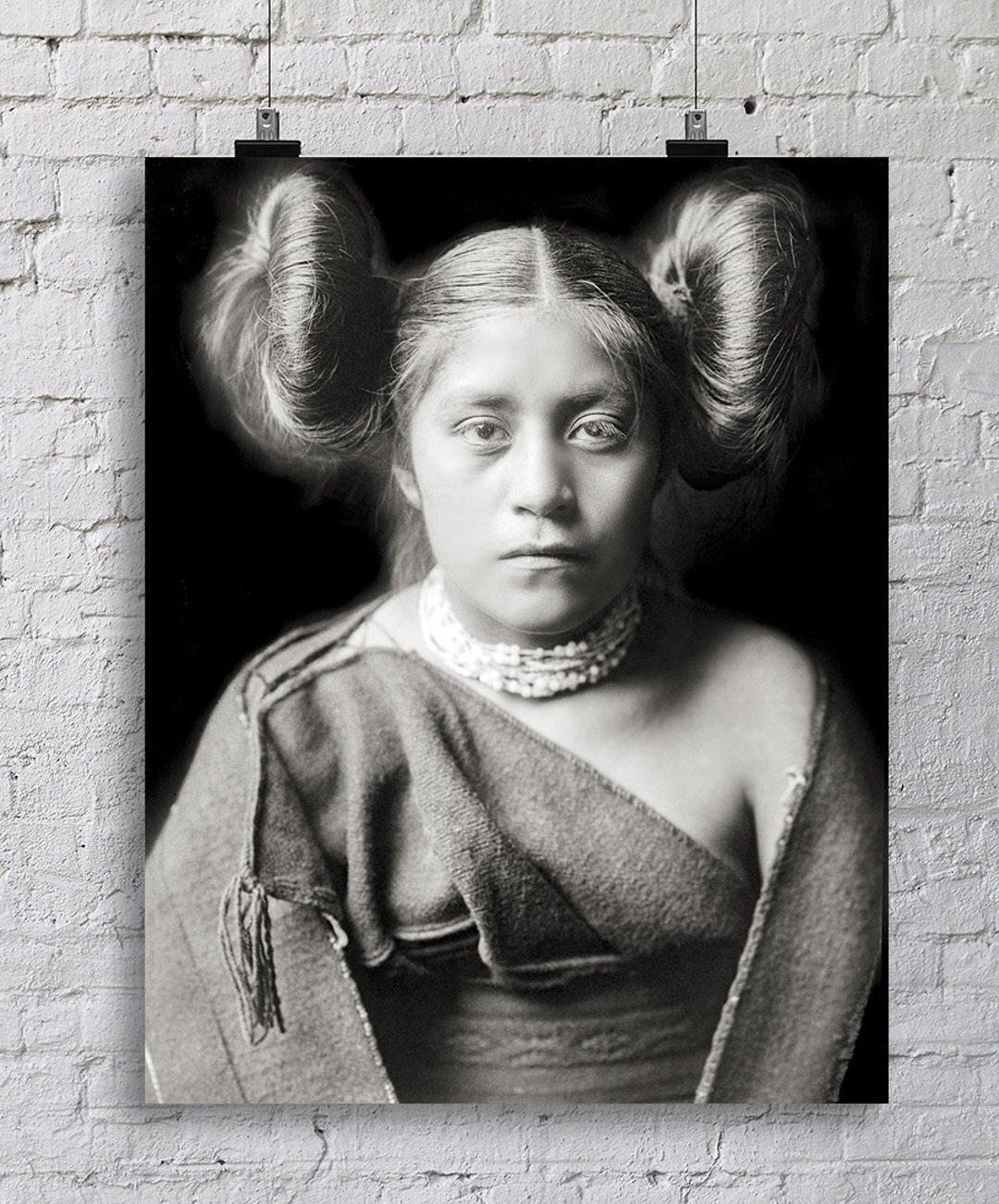 Native American Indian Photograph, Tewa Girl, Indigenous American ...