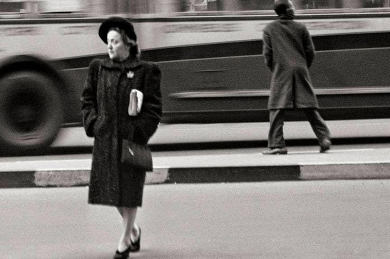 Times Square Print, 1940s NYC, Vintage Hotel Claridge, Camel Cigarette ...