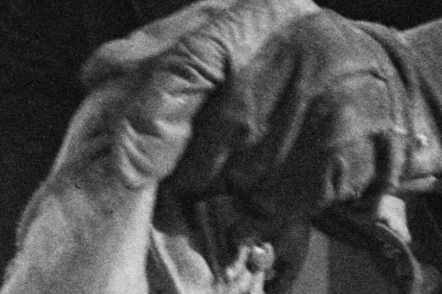 Mail Man in Snow Photograph Black White Photography Mailman | Etsy