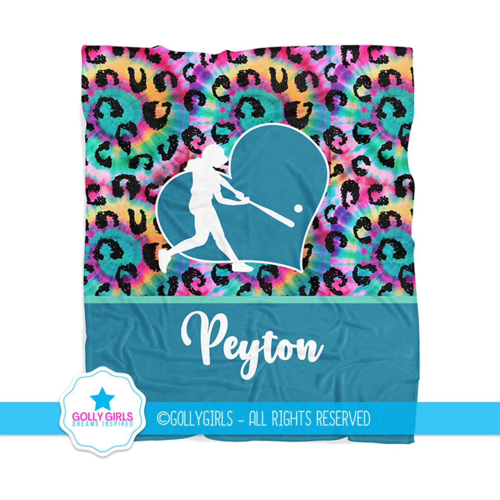 Personalized Softball Blanket Monogrammed Softball Bedding - Etsy