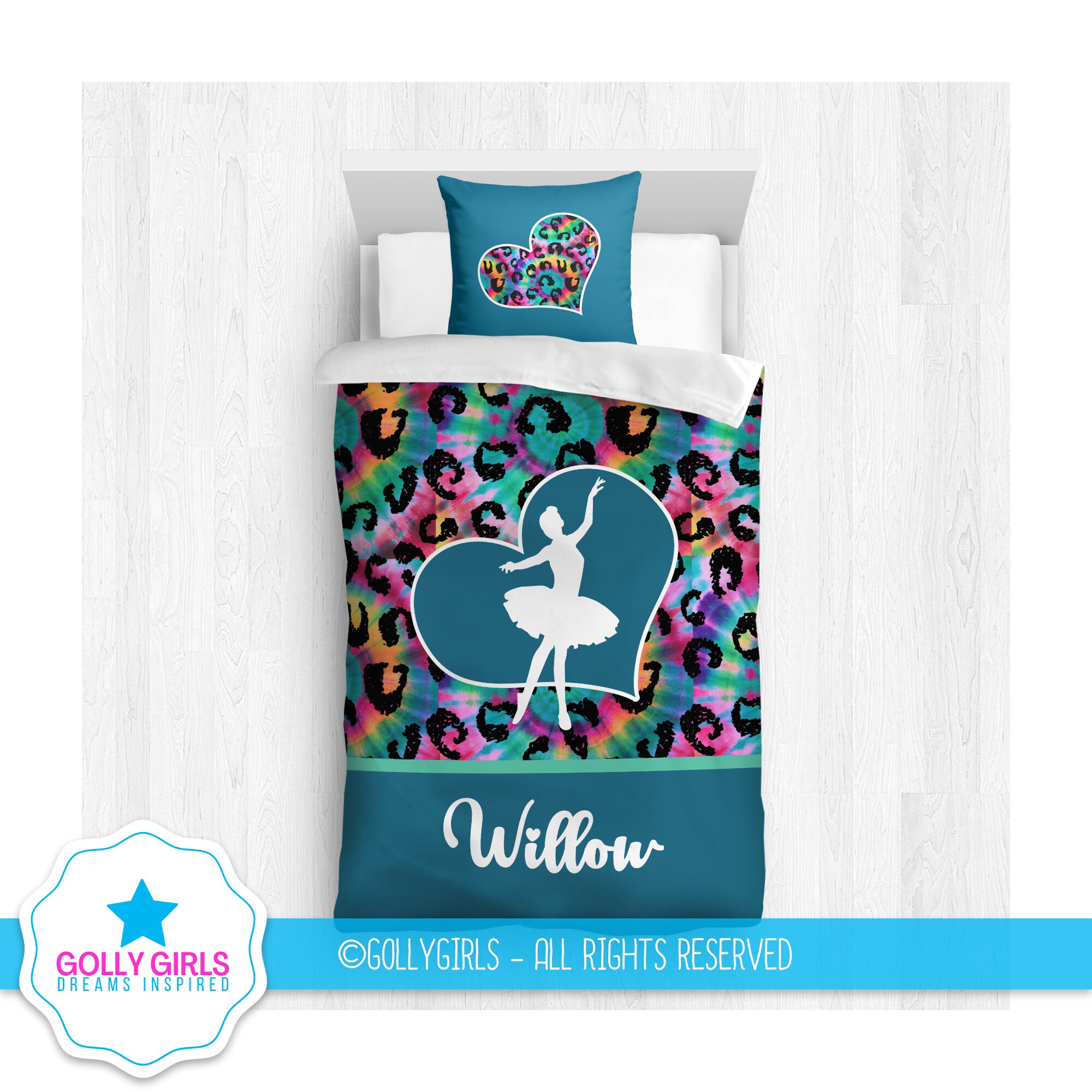 Personalized Dance Comforter Set Custom Dance Bedding - Etsy