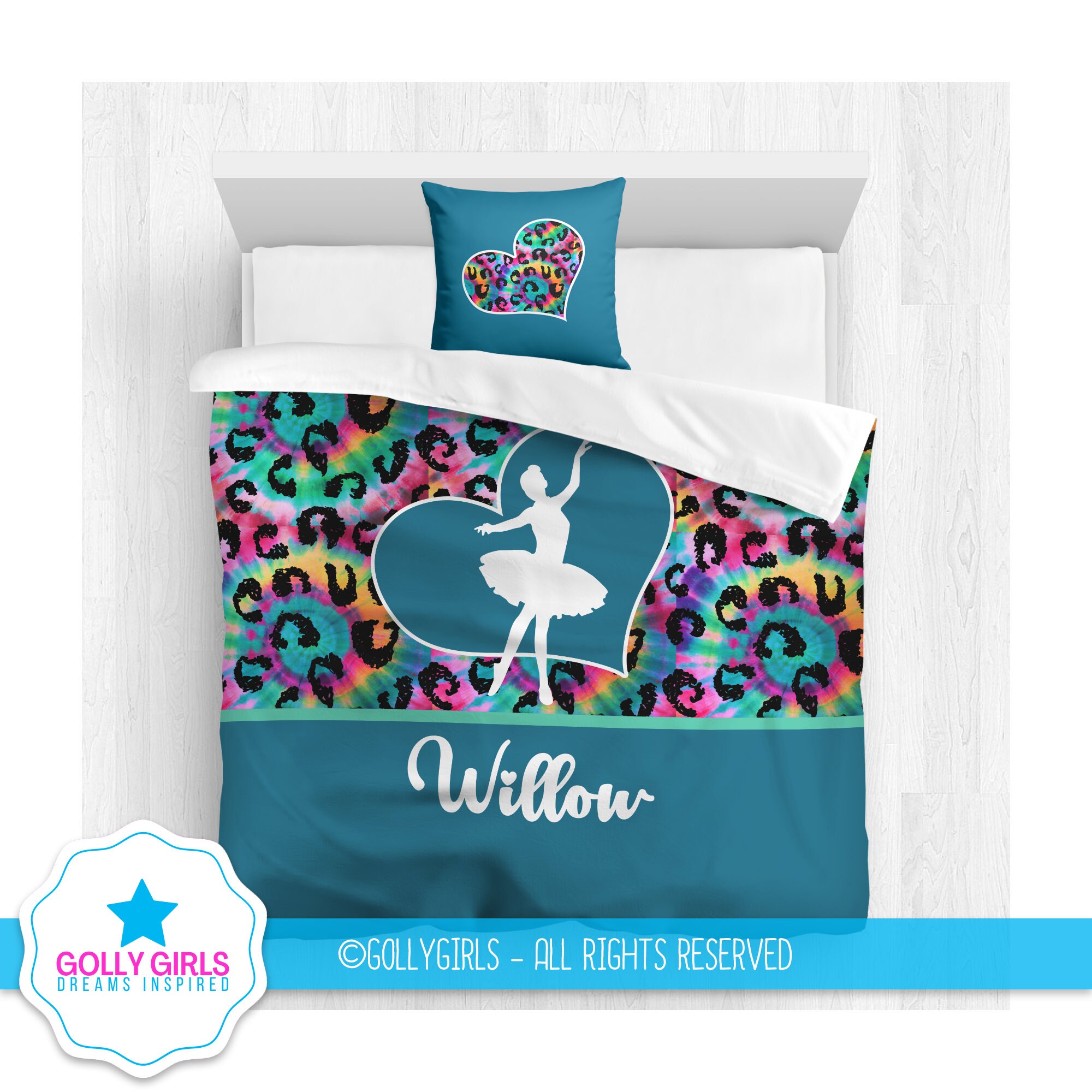 Personalized Dance Comforter Set Custom Dance Bedding - Etsy
