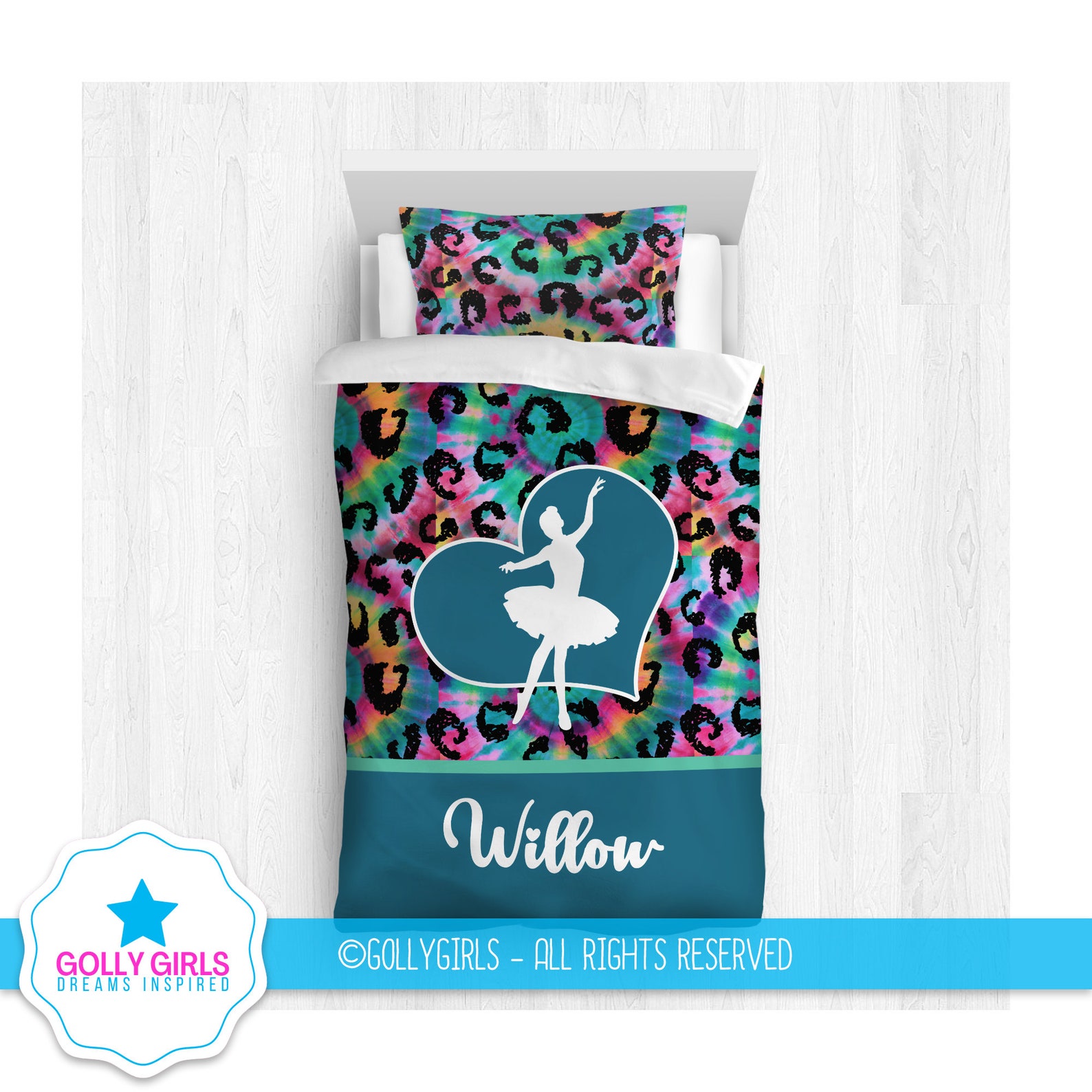 Personalized Dance Comforter Set Custom Dance Bedding - Etsy