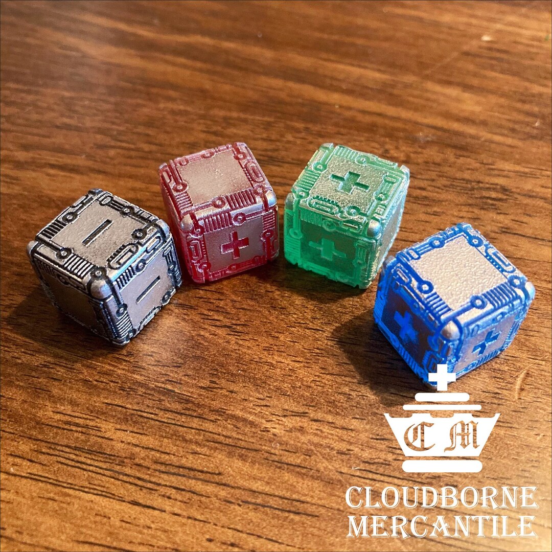 CIRCUITRY Fate Fudge Dice - Choose From FOUR Colors - for Tabletop ...