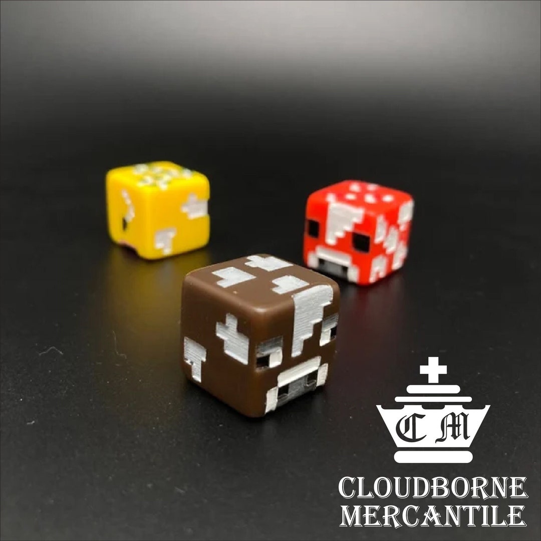 COW Dice for Tabletop Gaming - Five Varieties! - Etsy