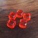 Blank Dice 16mm Acrylic Translucent Orange Rounded Corners - Etsy