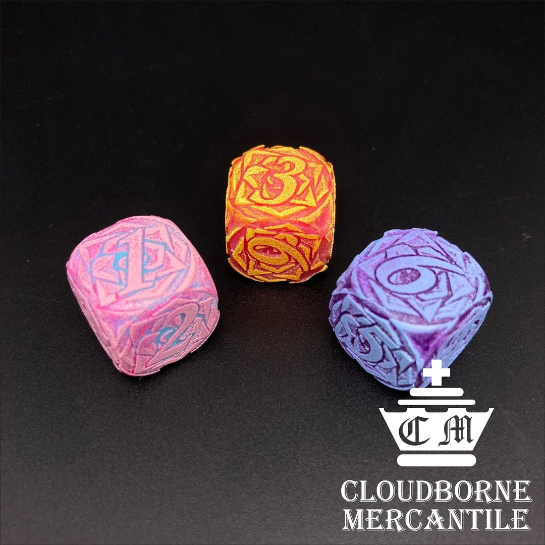 ROSE Dice for Tabletop Gaming Pastel Aesthetics - Etsy