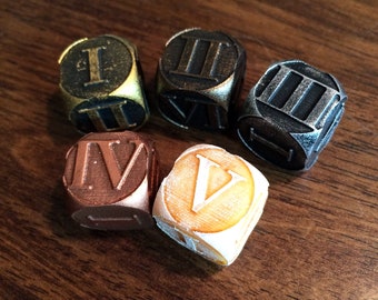 Roman Numeral Dice - Etsy