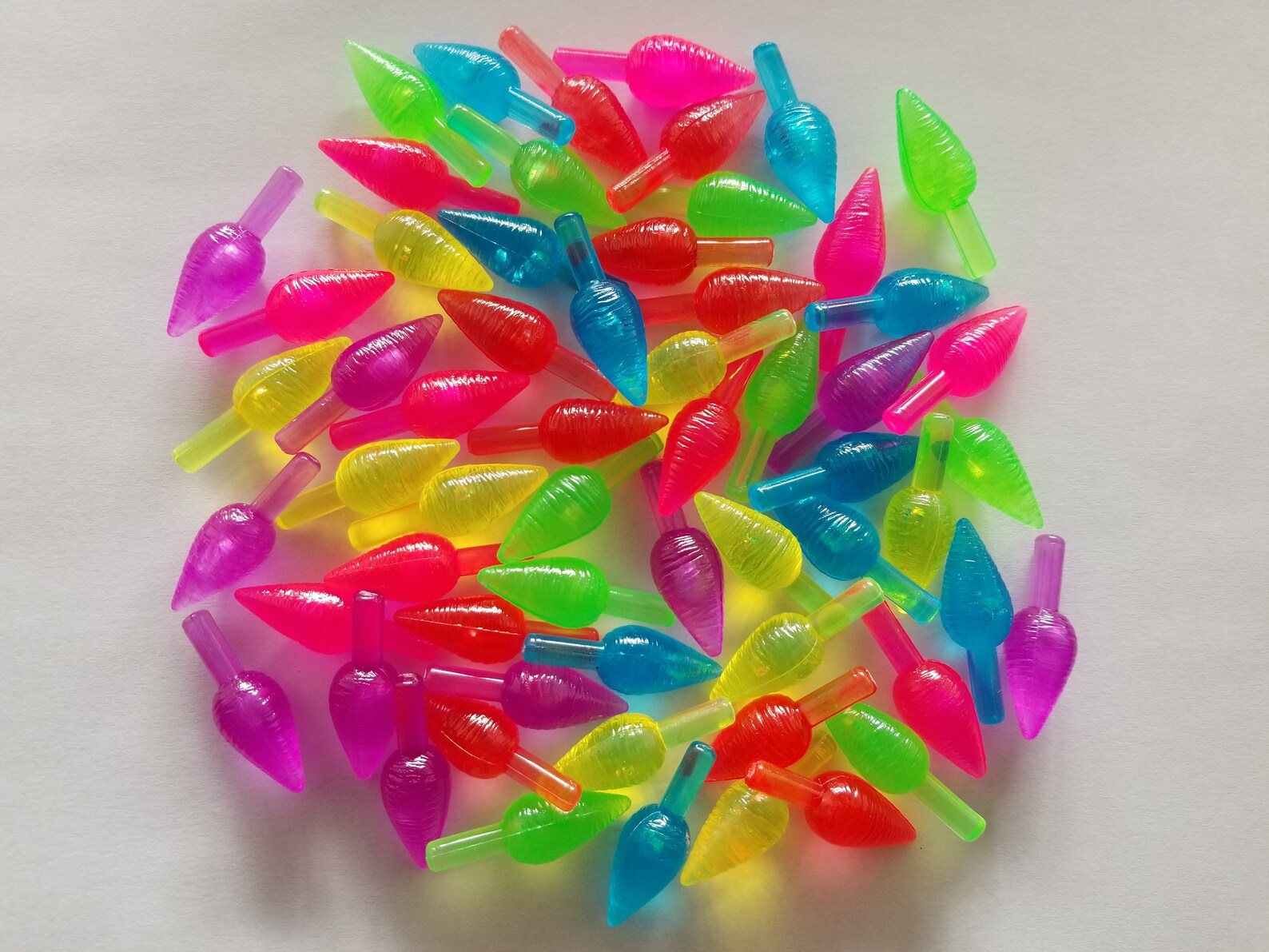 Large neon Color Pack Ceramic Christmas Tree Light - Etsy