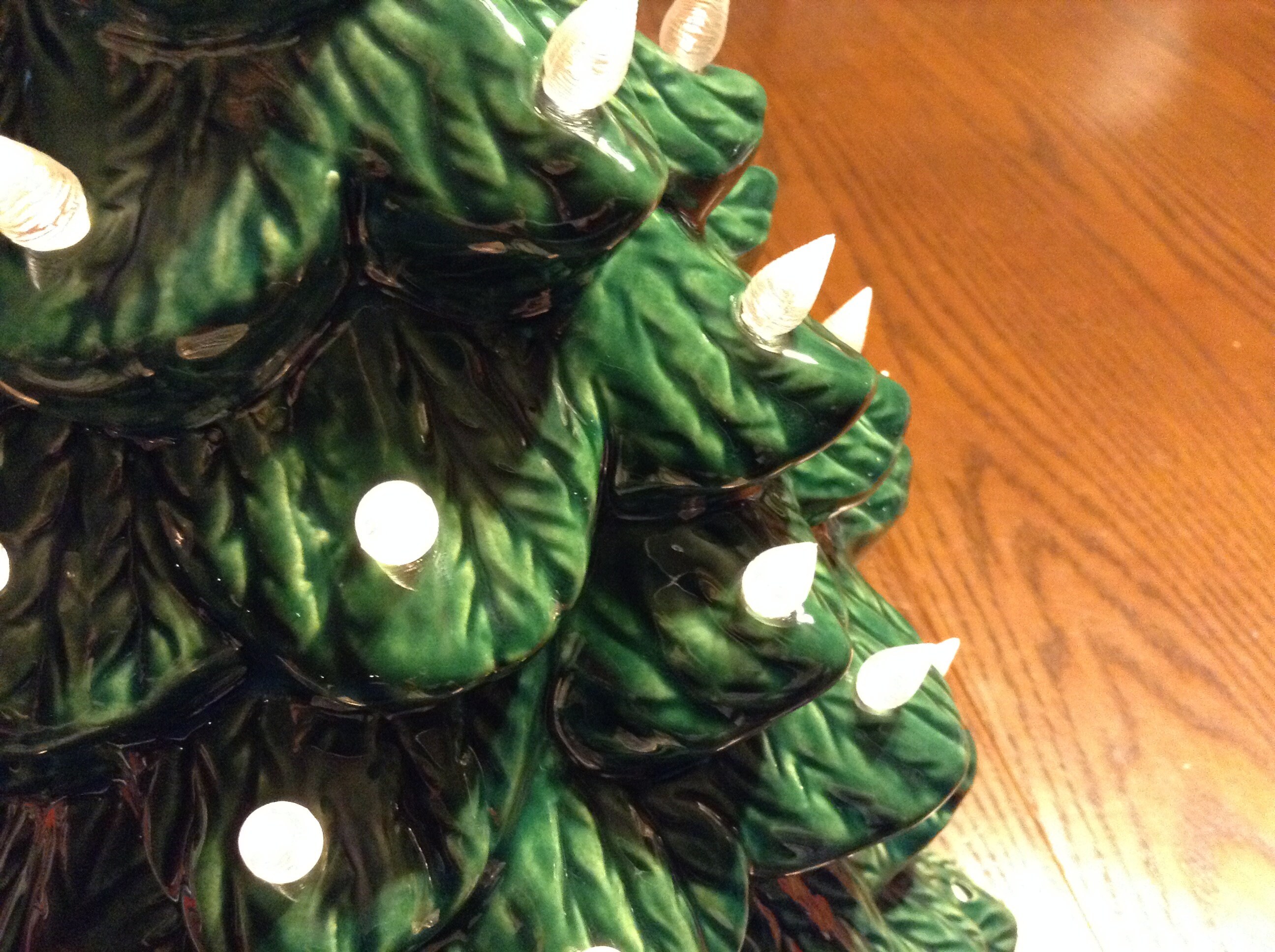 Medium clear Ceramic Christmas Tree Light Pegs / - Etsy