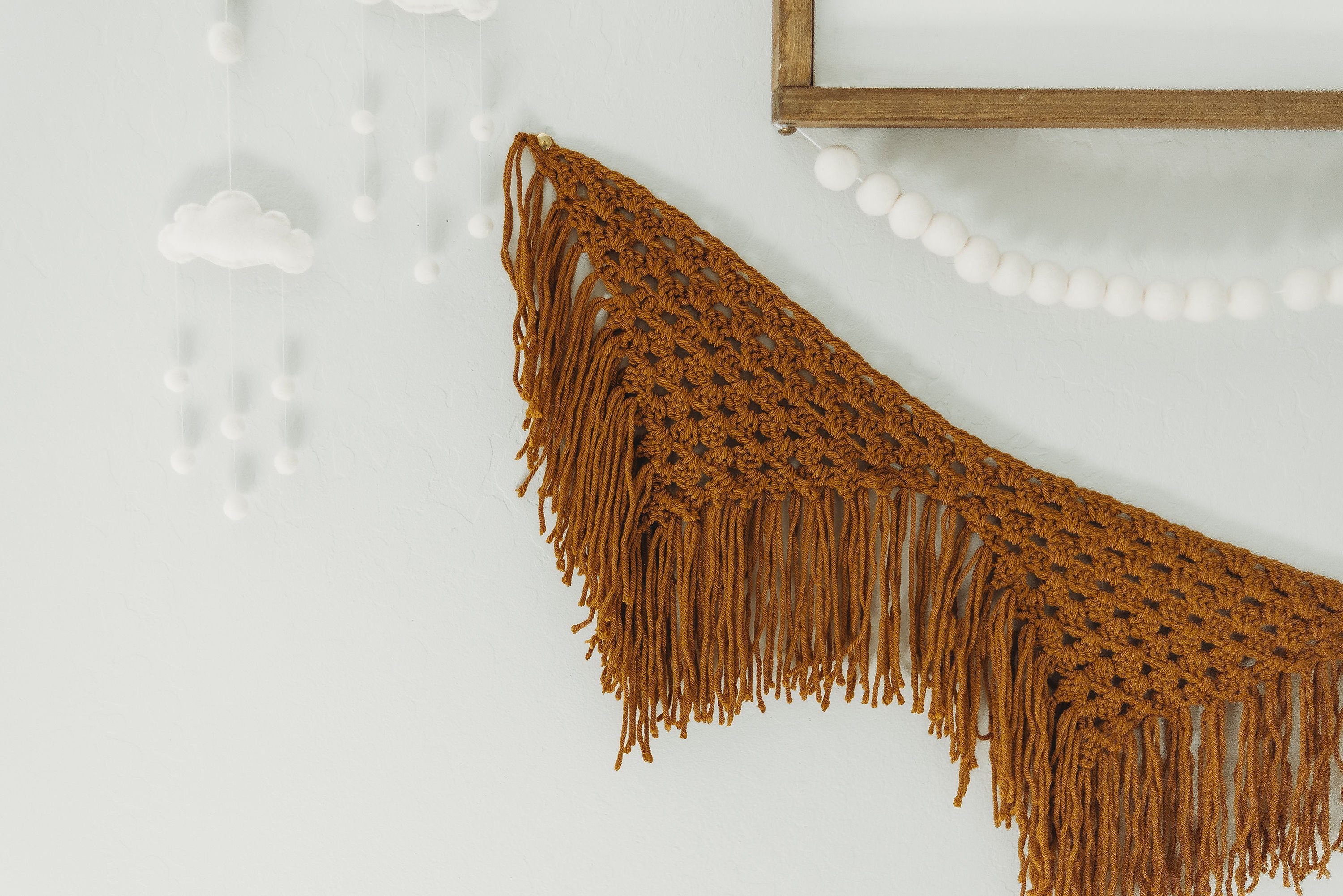 Boho Tassel Garland / Boho Bunting / Boho Garland / Macrame Wall Decor ...