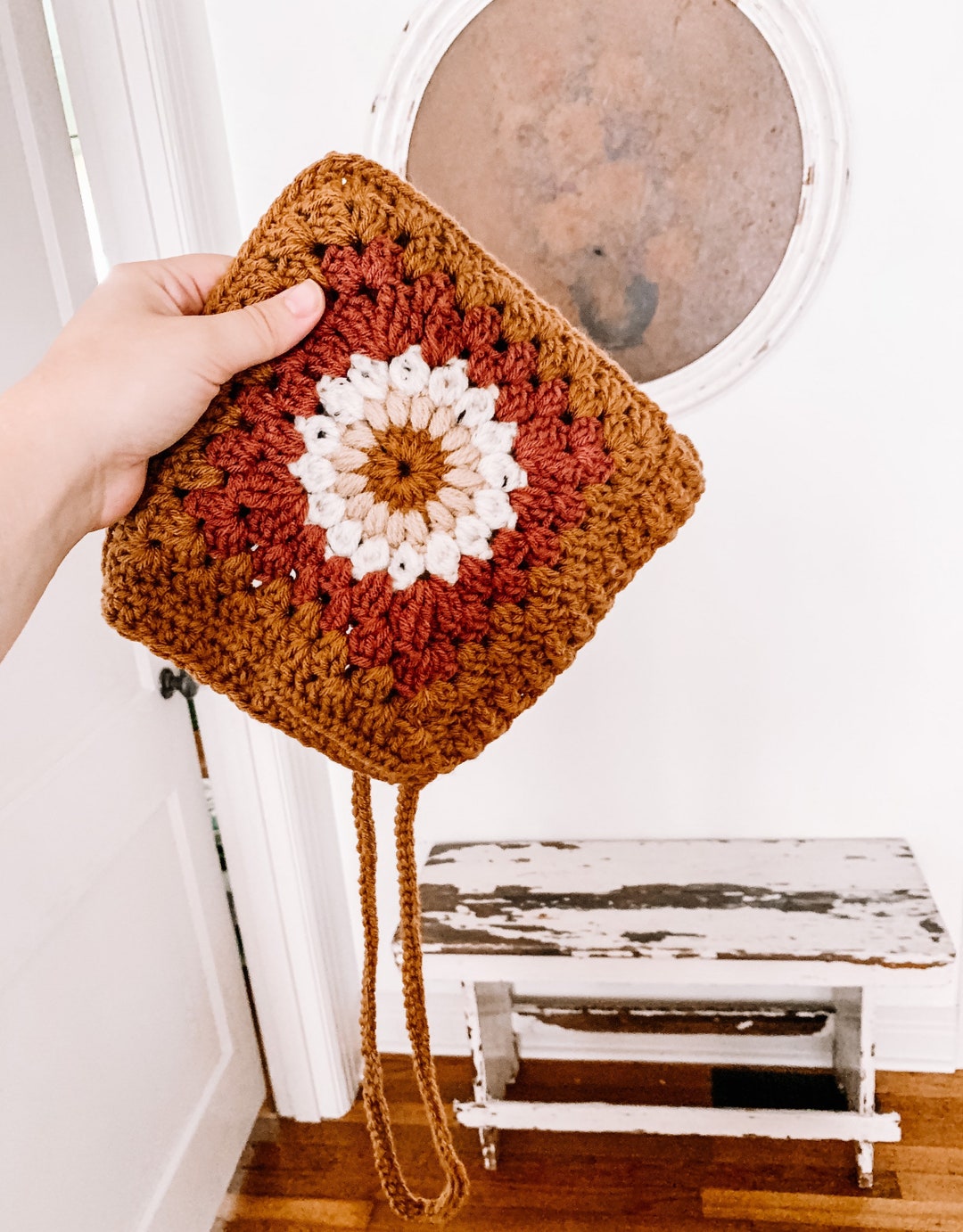 Granny Square Bonnet / Floral Baby Bonnet / Pixie Hat - Etsy