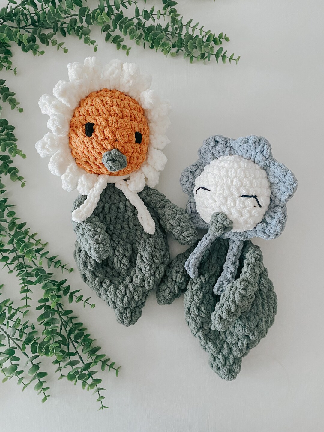 Flower Baby Lovey / Flower Snugglier/ Daisy Lovey - Etsy