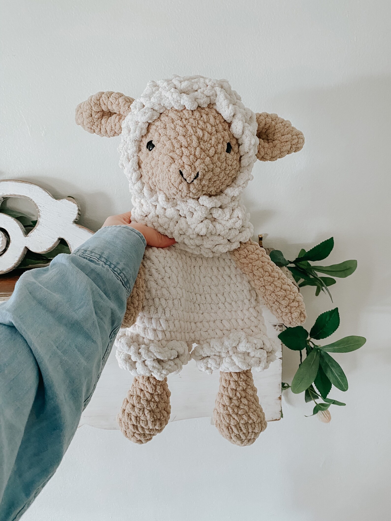 Lamb Lovey / Sheep Snuggly / Plush Sheep / Easter - Etsy